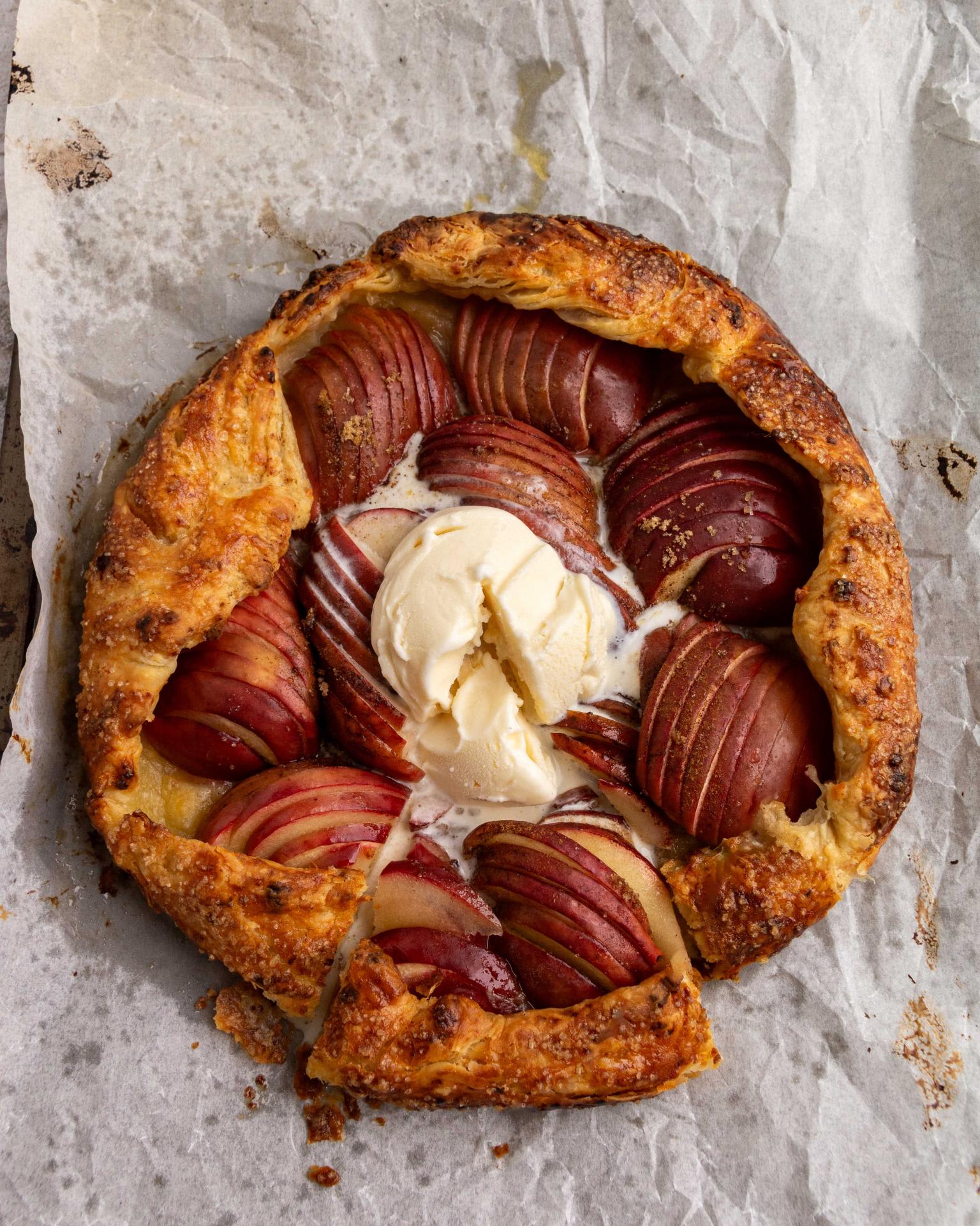 Daen Lia's apple cinnamon galette with cheesy pastry - Melbourne Food and Wine Festival