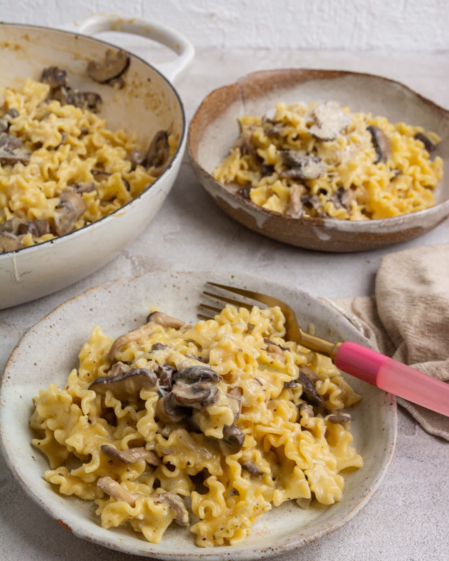 Daen Lia's creamy mushroom pasta - Melbourne Food and Wine Festival