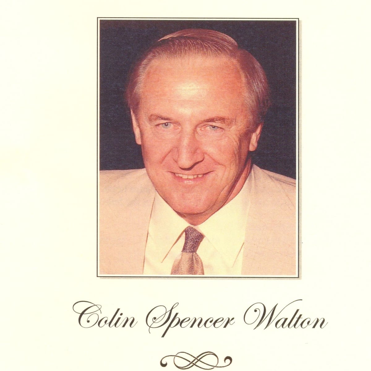 Colin Spencer's Memorial