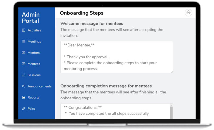 Predefined Sessions To Manage And Track Structured Programs