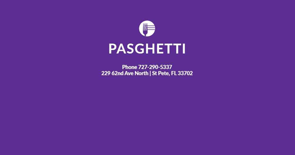 Pasghetti Online Ordering