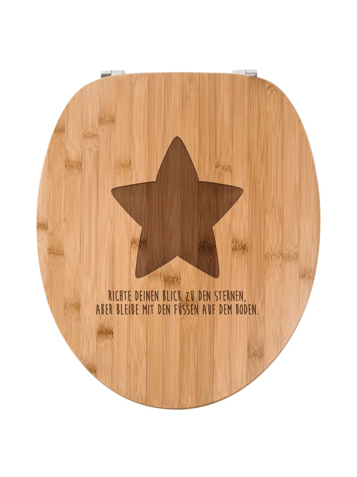 Mr. & Mrs. Panda WC Sitz Stern Deluxe mit Spruch in Transparent günstig ...