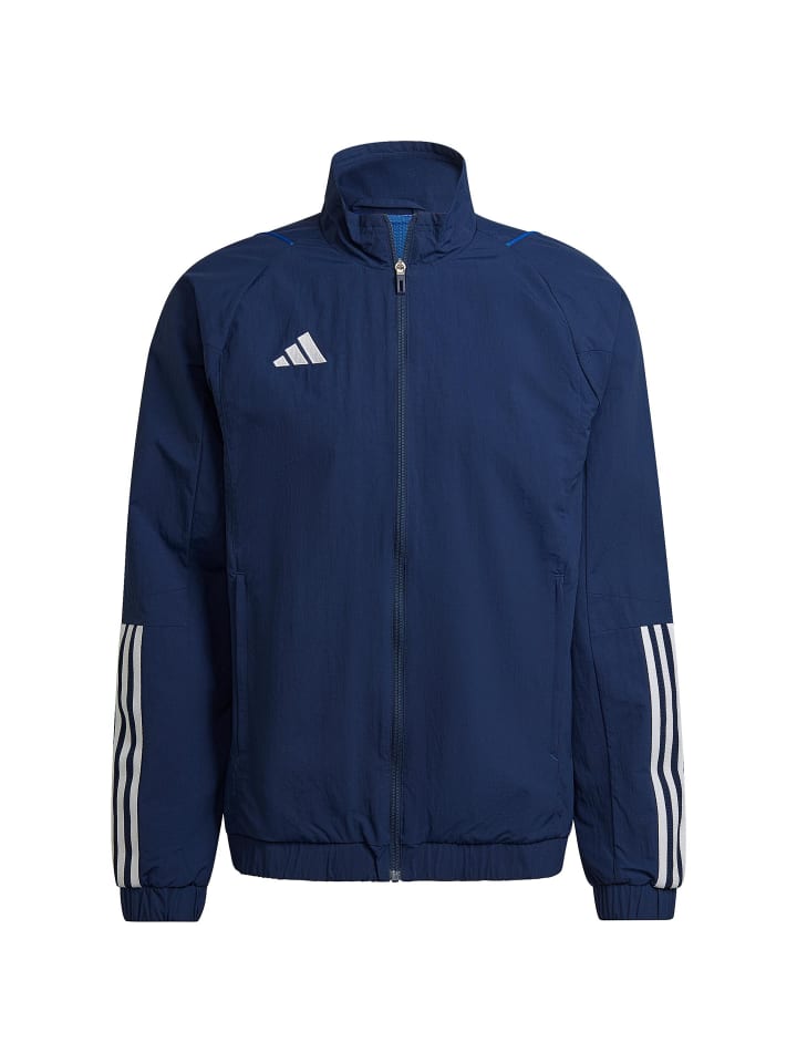 Adidas Performance Trainingsjacke Tiro 23 In Dunkelblau Weiß Günstig