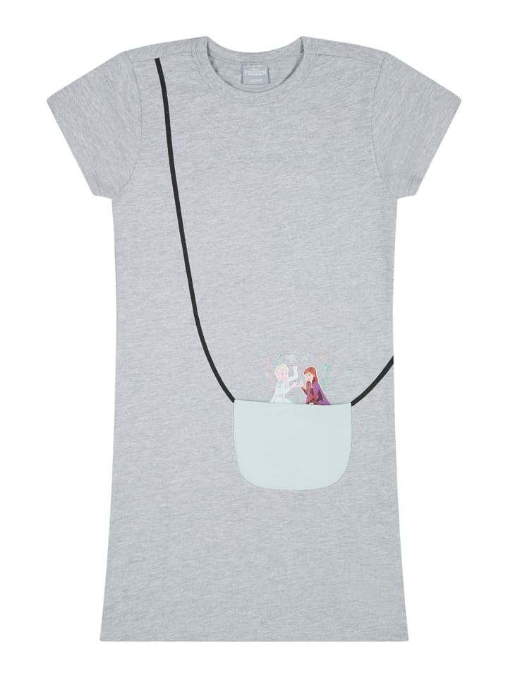 ONOMATO! Kleid Frozen - Die Eiskönigin Anna und Elsa Sommer in Grau ...