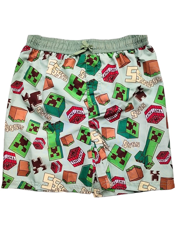 Minecraft Badeshorts Minecraft Creeper in Grün günstig kaufen | limango