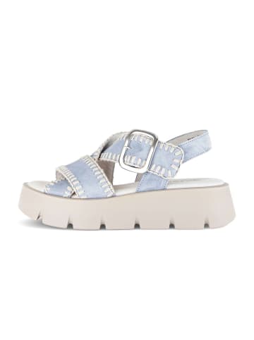 Gabor Plateau Sandalen in blau günstig kaufen | limango