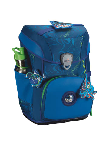 DerDieDas ErgoFlex Easy Exklusiv Superflash - Schulranzen Set 5 tlg. 950g in Water Splash ...