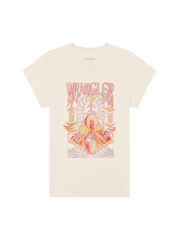 Wrangler T-Shirt Shrunken Band in Worn White günstig kaufen | limango