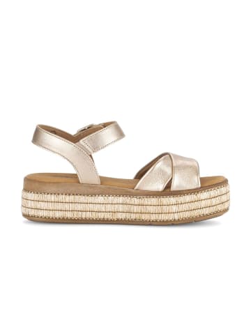 Gabor Plateau Sandalen in gold günstig kaufen | limango