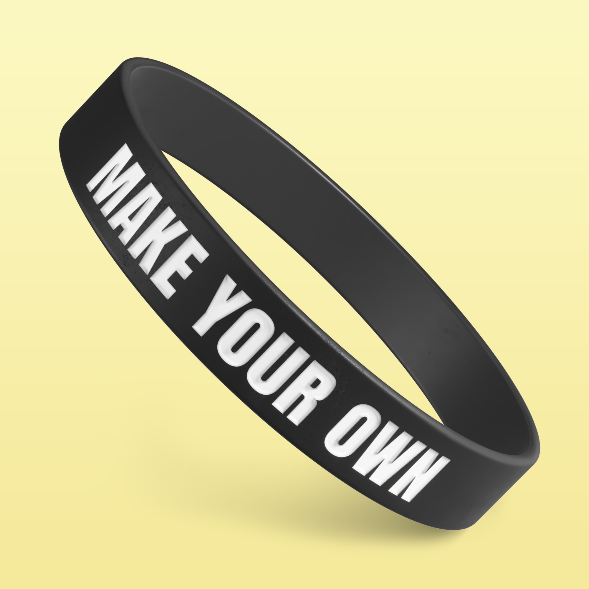 The Classic Rubber Wristband - Completely Customizable!
