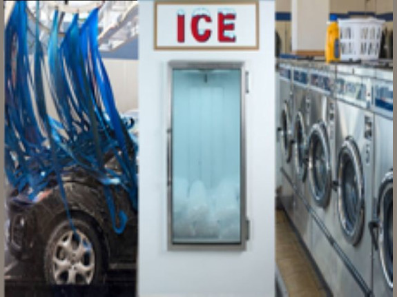 For Sale: Car Wash, Laundry and Auto Ice Machines