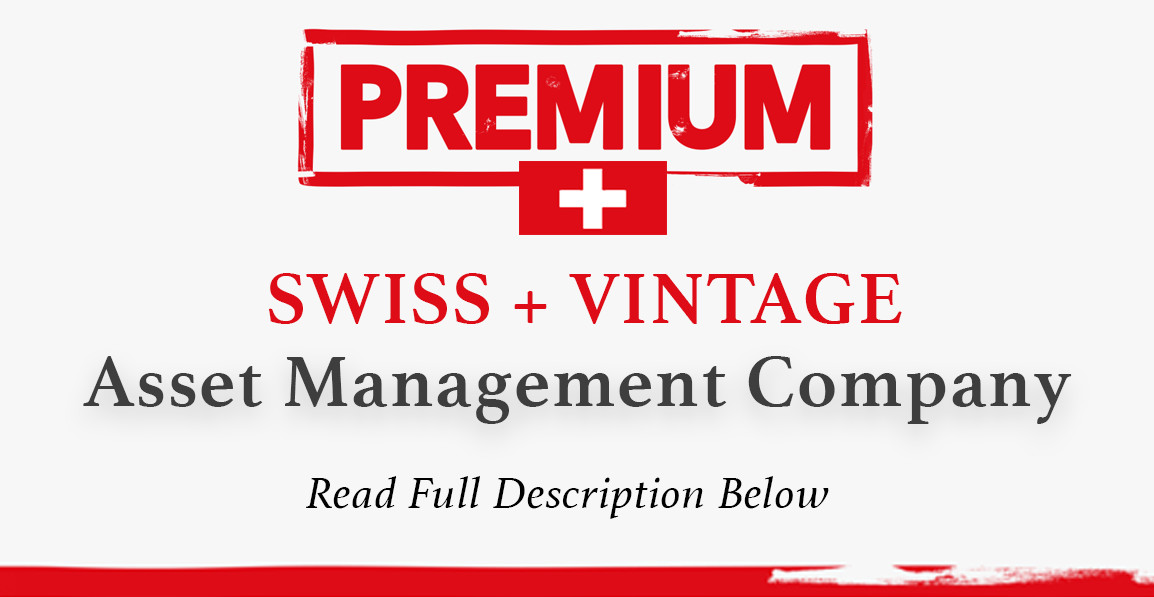 For Sale: Premium Swiss Asset Management Company