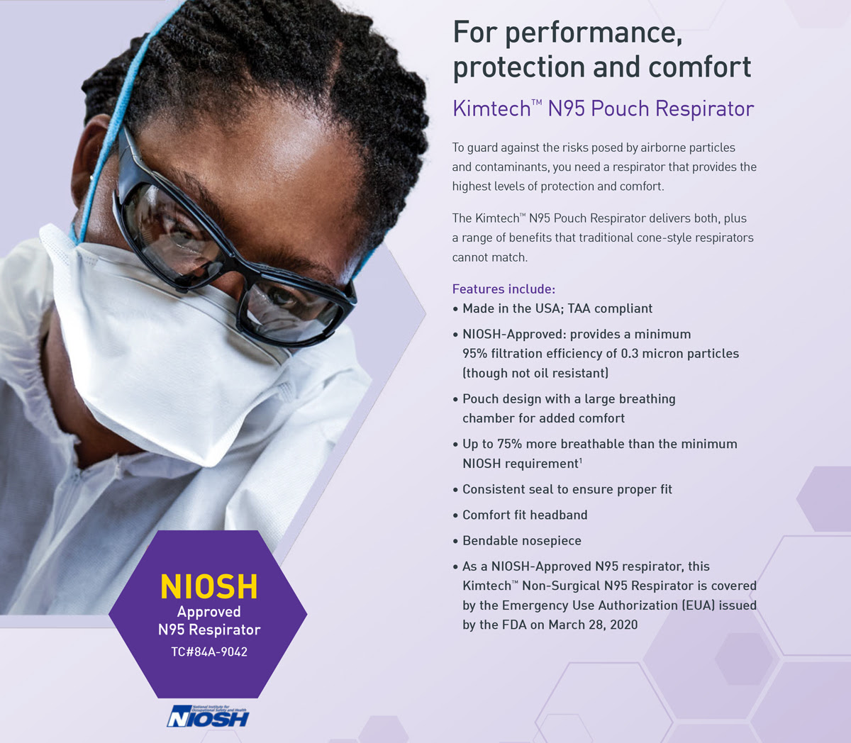 Kimberly-Clark Kimtech N95 Masks OTG