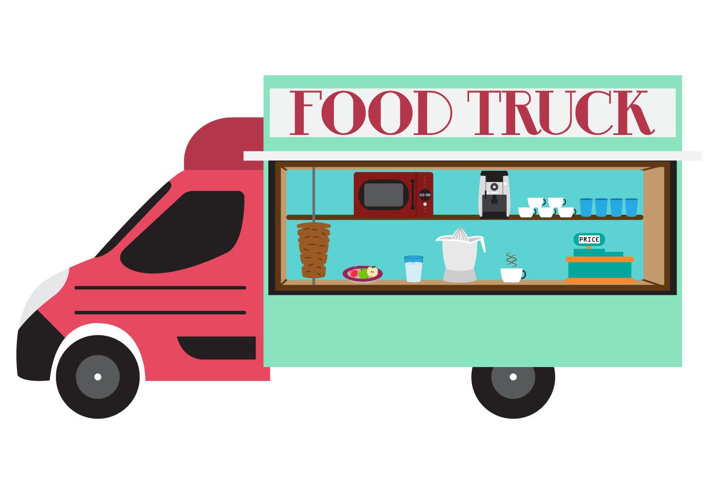 Food Trailer Clip Art