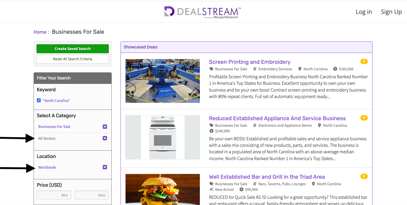 Technology: A Guide to Searching on DealStream |DealStream