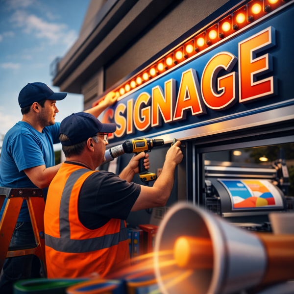 For Sale: Profitable Light Manufacturing Sign Business - CO