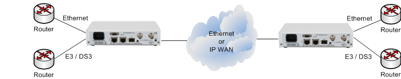 PL3100: E3/DS3 over IP / Ethernet Services