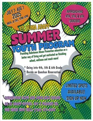 Alcohol Drug Abuse Prevention Program (ADAPP) - Fort Yuma Quechan ...