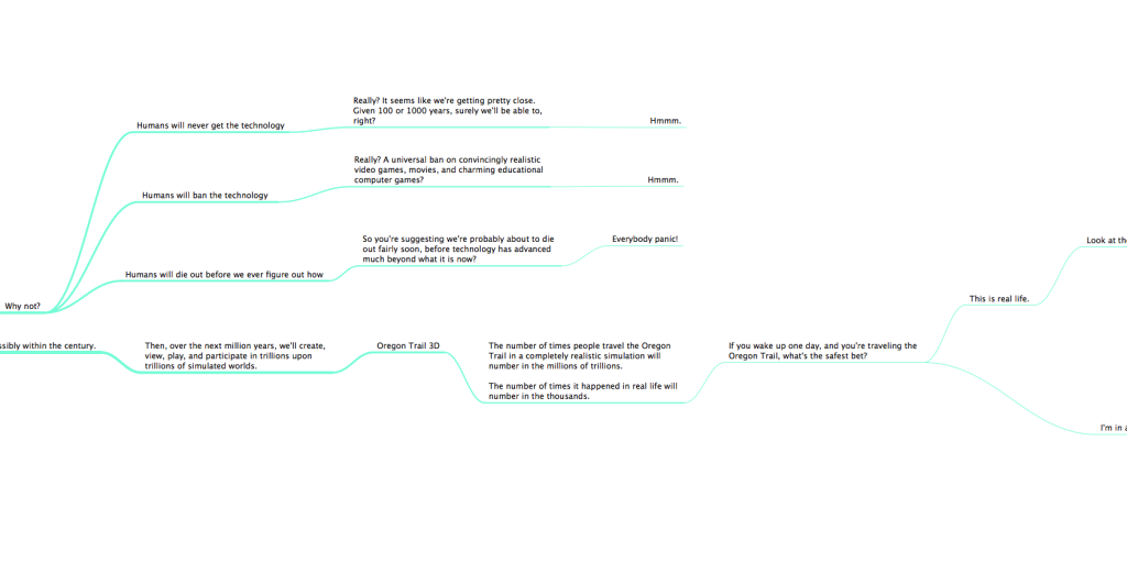 Some Simulation Argument flowcharts