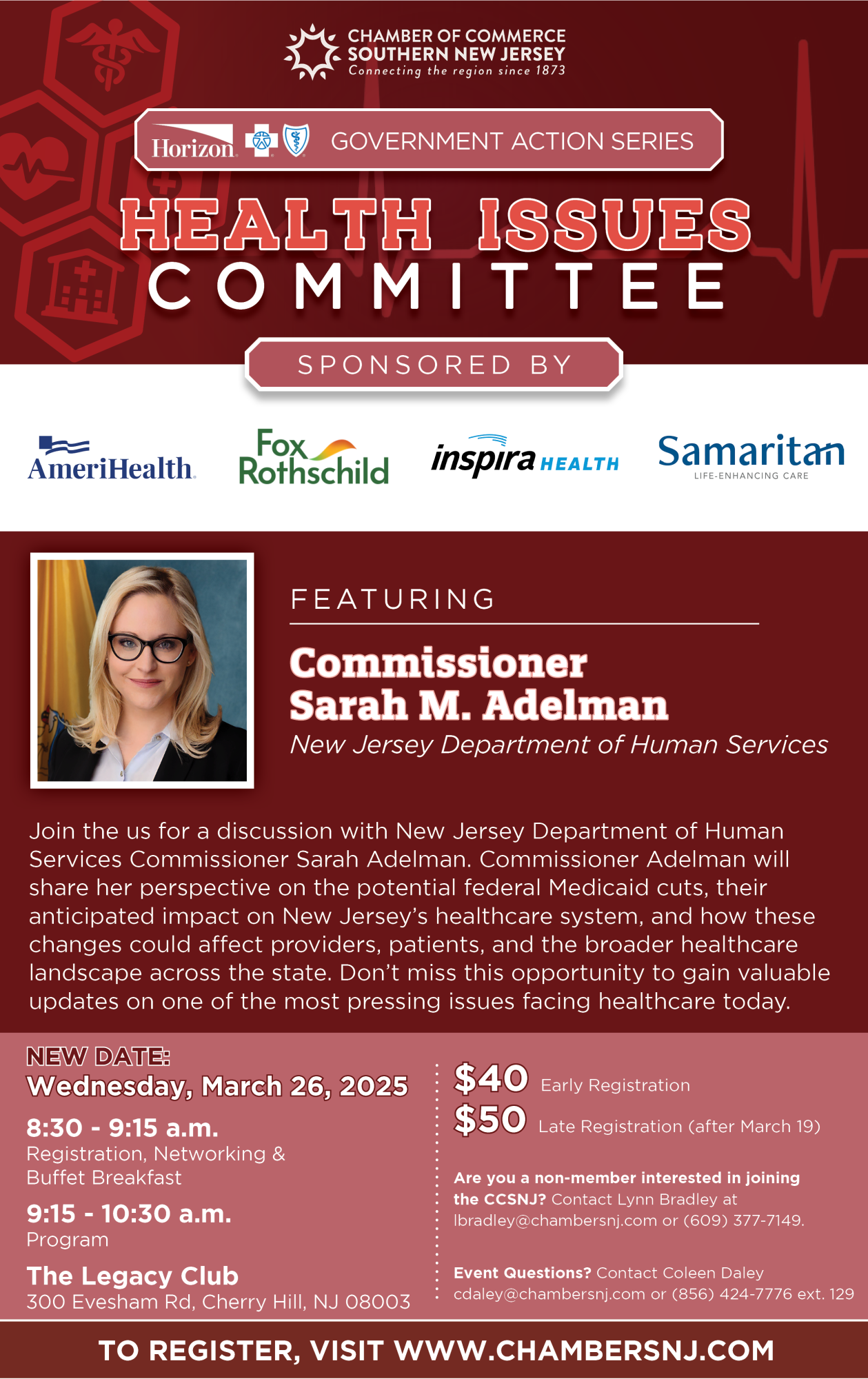 Health Issues Committee - Chamber of Commerce Southern New Jersey - CCSNJ
