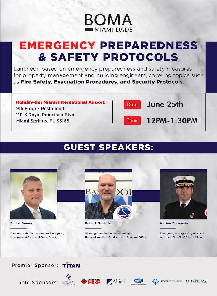 Emergency Preparedness & Safety Protocols - BOMA / MIAMI-DADE