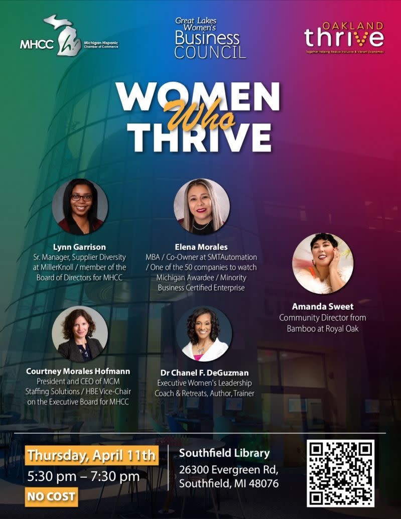 Women Who Thrive Event Events Page - Southfield Area Chamber of Commerce