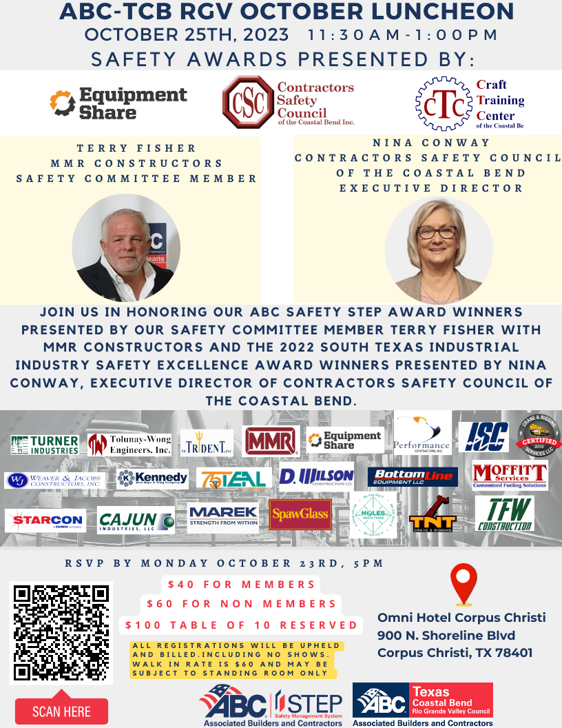 October Safety Luncheon — ABC TCB
