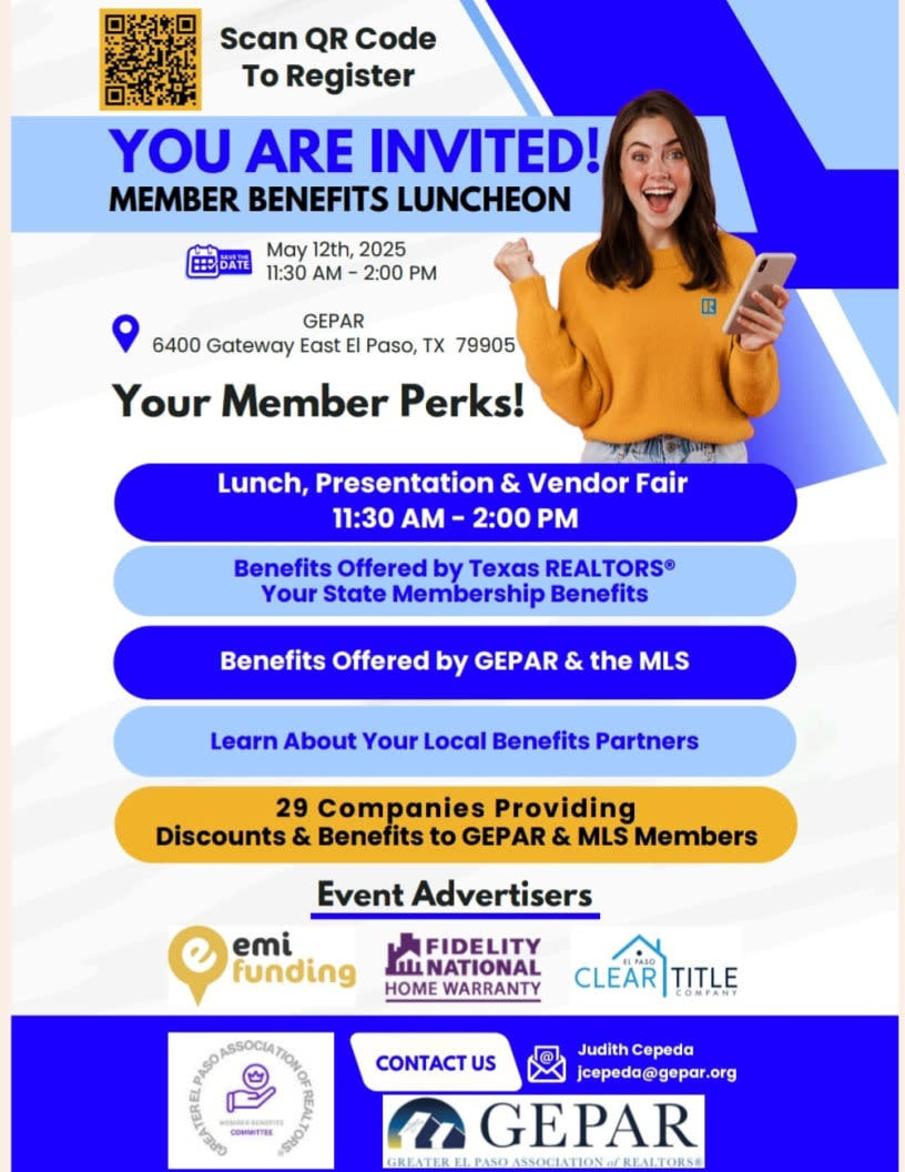 Member Benefits Committee presents Texas REALTORS® Benefits - Event ...