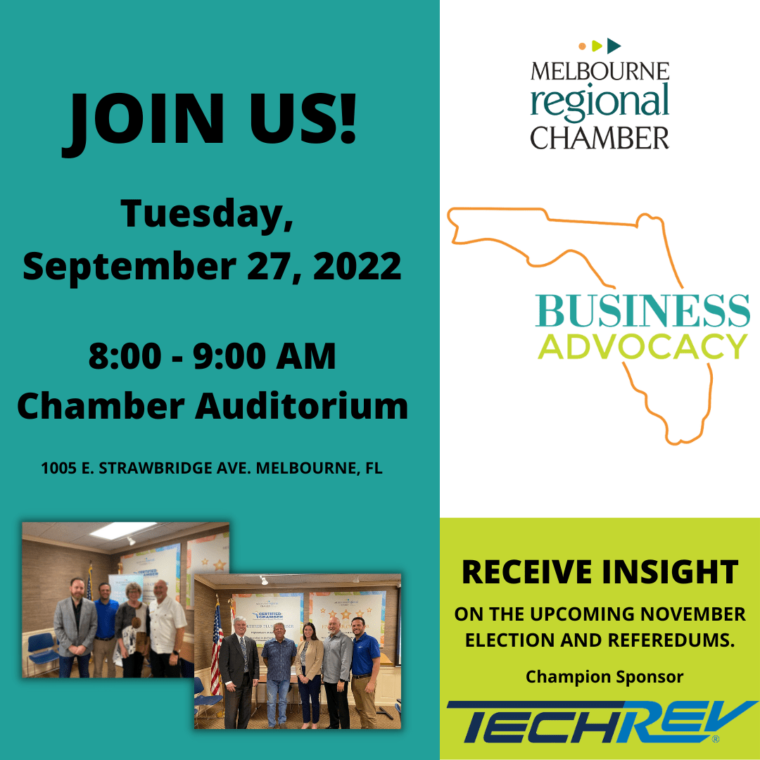 Business Advocacy Meeting Chamber Calendar - Melbourne Regional Chamber