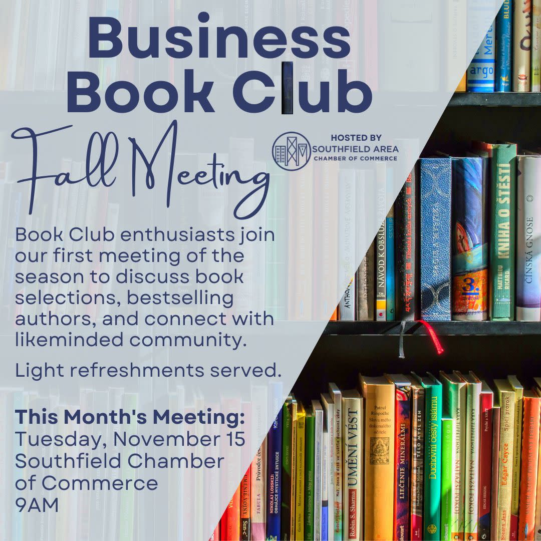 Business Book Club Events Page - Southfield Area Chamber of Commerce