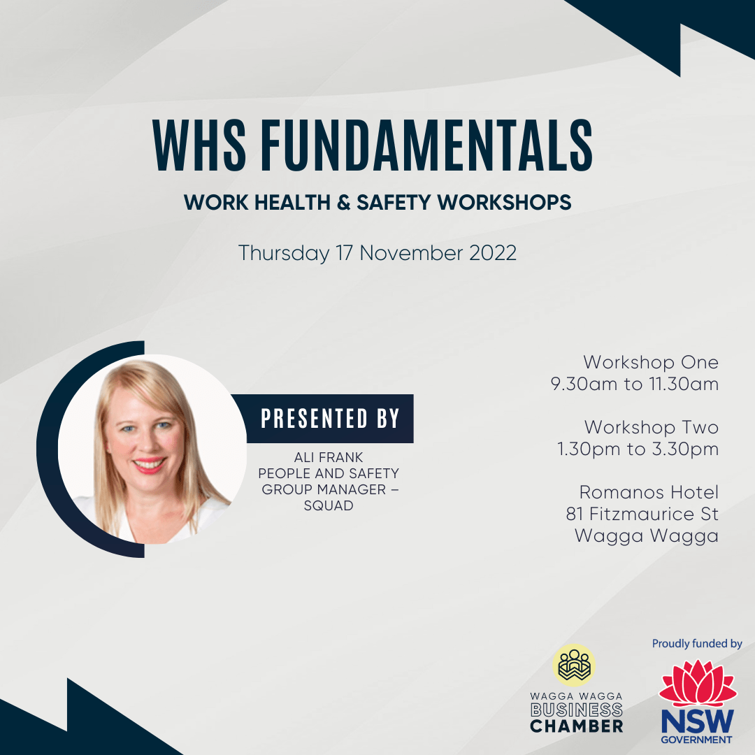 WHS Fundamentals Workshops #1 Events Copy – Wagga Wagga Business Chamber