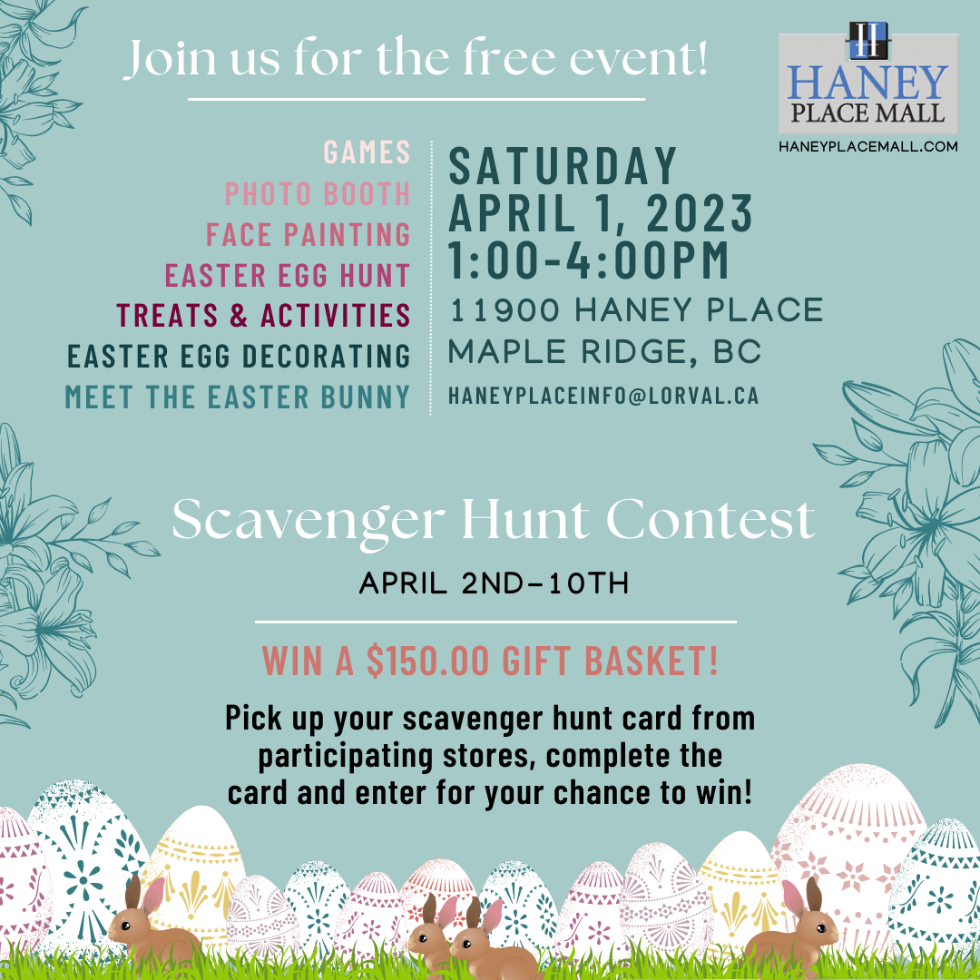 Haney Place Mall Easter Event Overridden - https://www ...