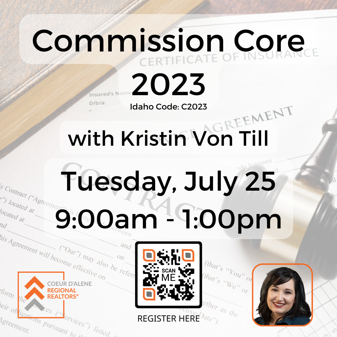 Commission Core 2023 - Coeur d'Alene Regional REALTORS® | CRR