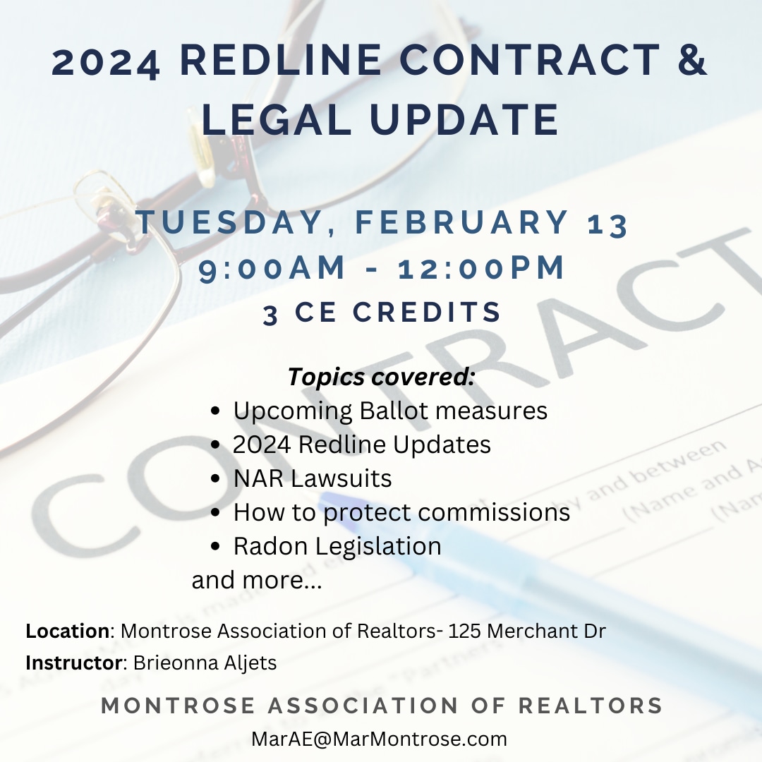 2024 Redline Contract & Legal Update Class with Brie Aljets (3CE ...