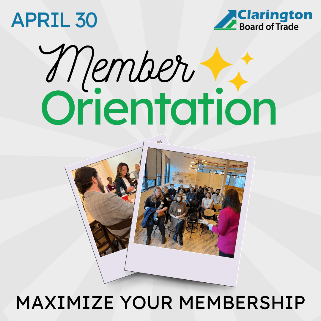 Member Orientation | Clarington Board of Trade