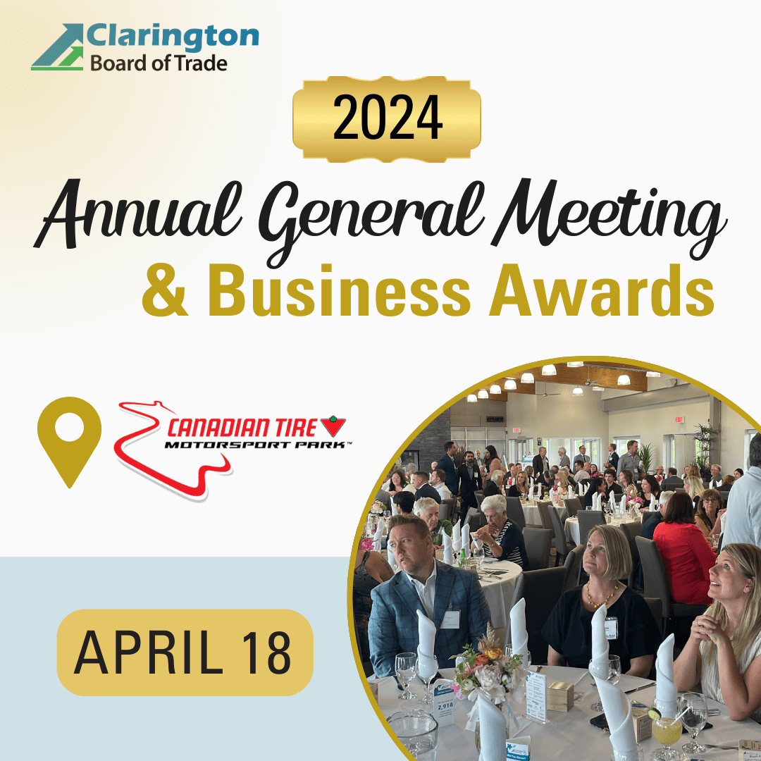 2024 Annual General Meeting & Business Awards | Clarington Board of Trade