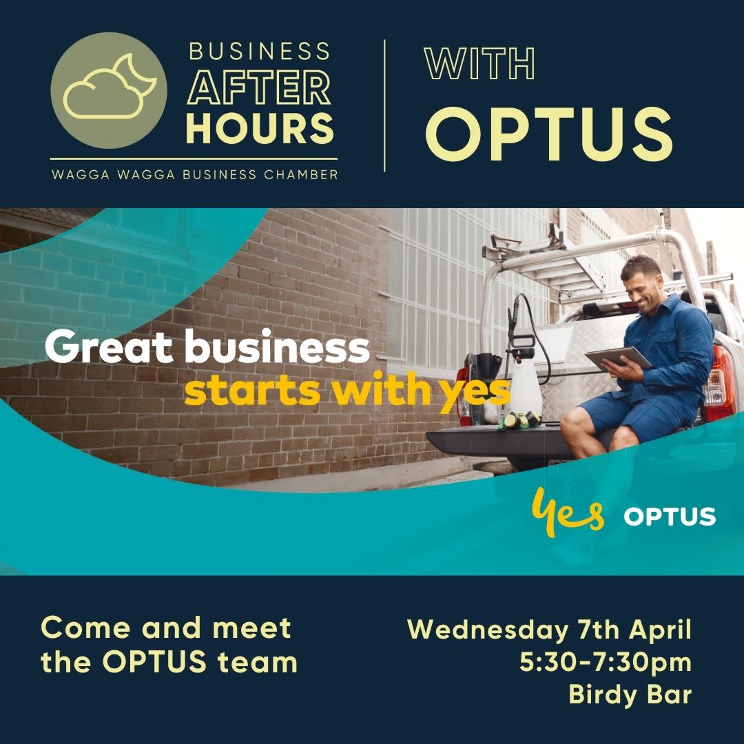 Business After Hours with OPTUS Events Copy – Wagga Wagga Business Chamber
