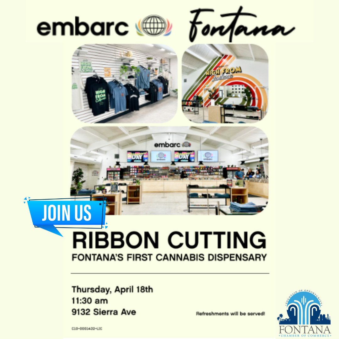 Embarc Ribbon Cutting - Fontana Chamber of Commerce - CA