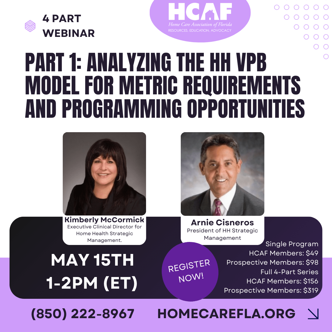 Guarantee Your Success With Home Health Value-Based Purchasing (Webinar) - Home Care Association ...
