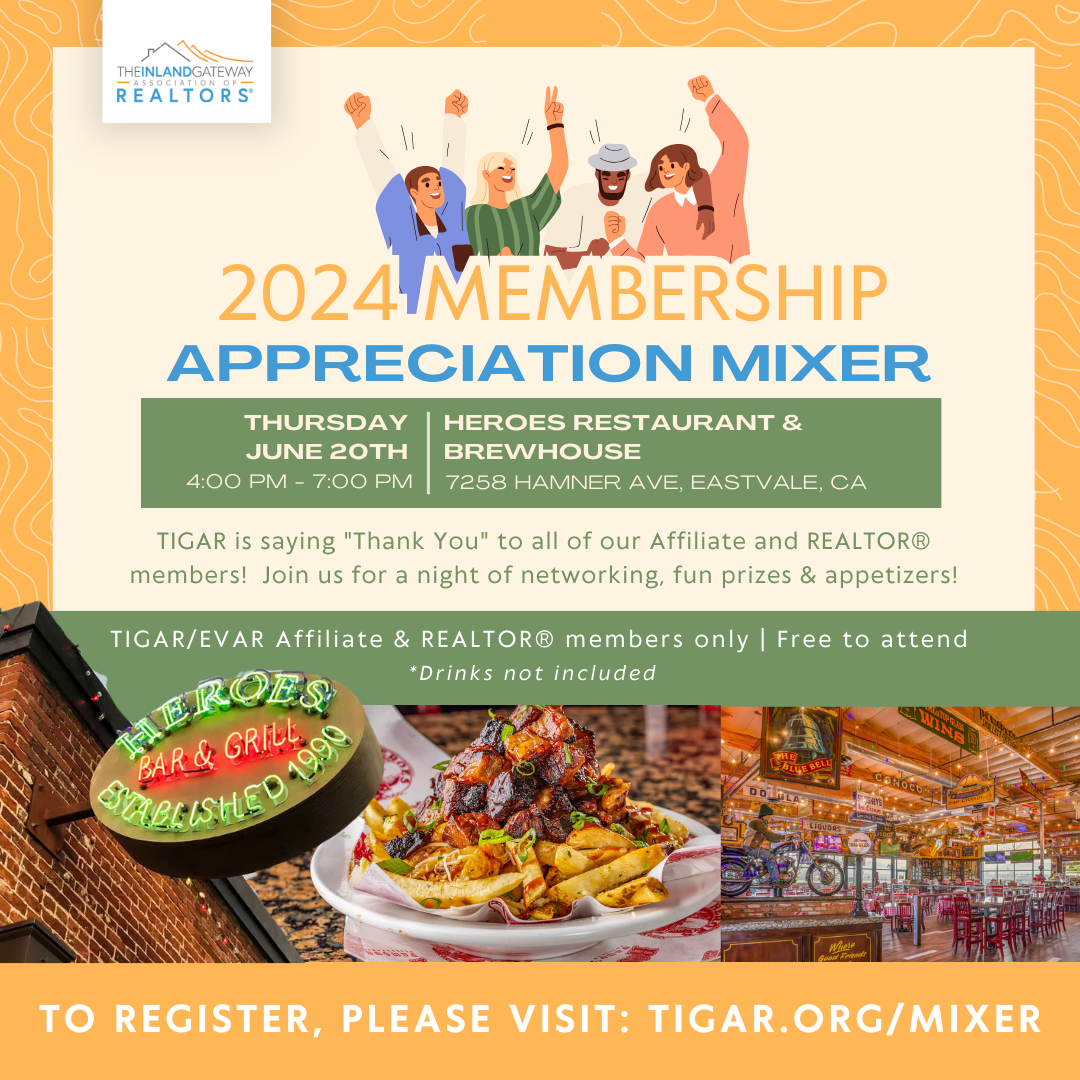 Membership Appreciation Mixer - The Inland Gateway Association of REALTORS®