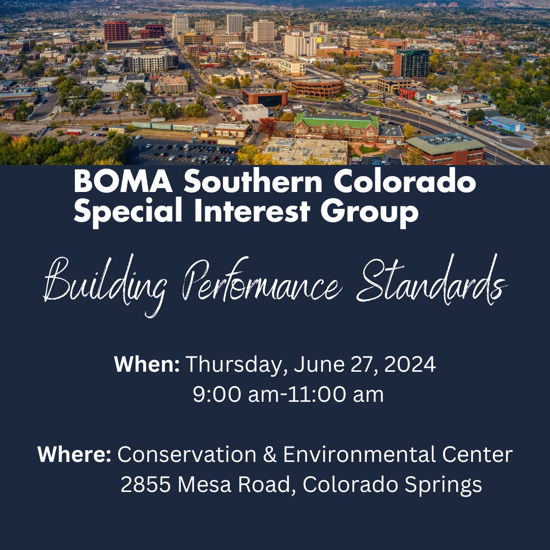 BOMA Southern Colorado Special Interest Group: BPS Coffee Chat - Denver Metro BOMA