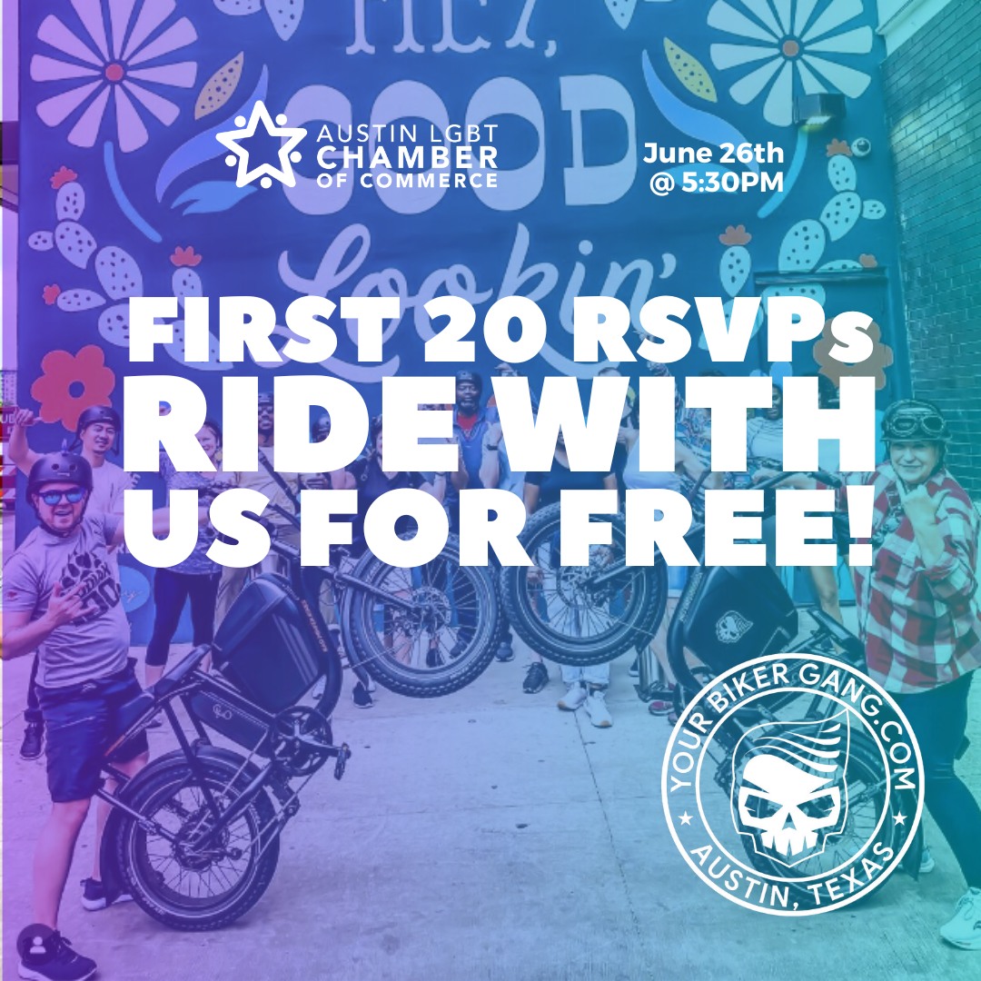 Rainbow Ribbon Cutting & Pride Bike Ride with YourBikerGang in
