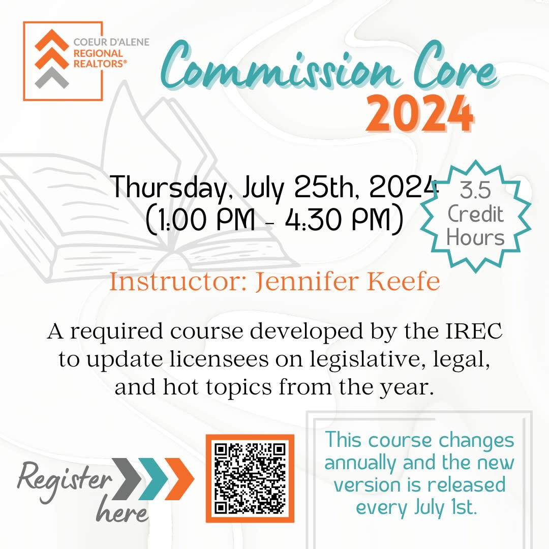 Commission Core 2024 (C2024) - 3.5 Credit Hours - Coeur d'Alene ...