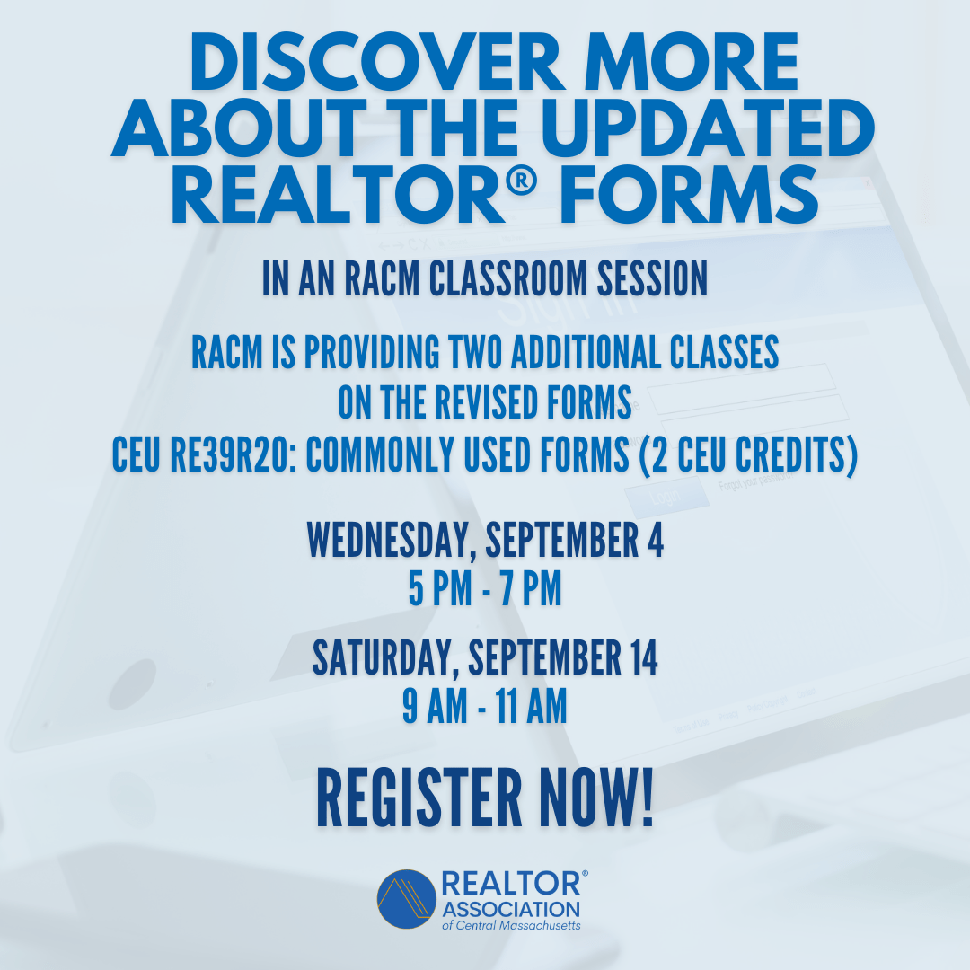 CEU RE39R20: Commonly Used Forms (Residential)-Live in Person class ...