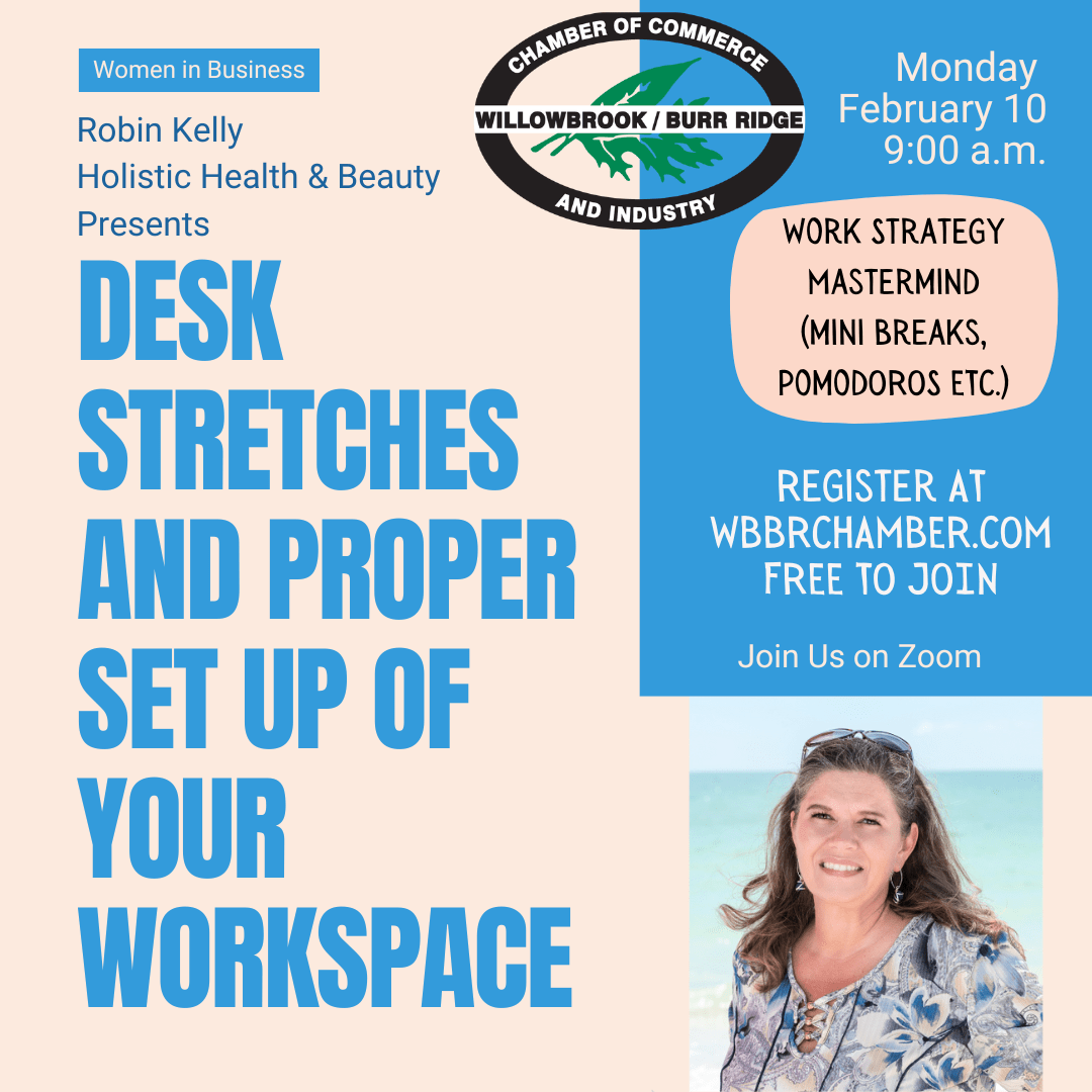 Desk Stretches and Proper Set Up of your Work Place with Women in ...