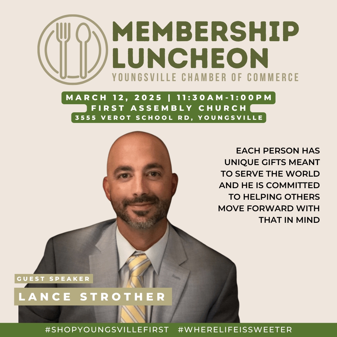 March 2025 Membership Luncheon - Youngsville Chamber of Commerce