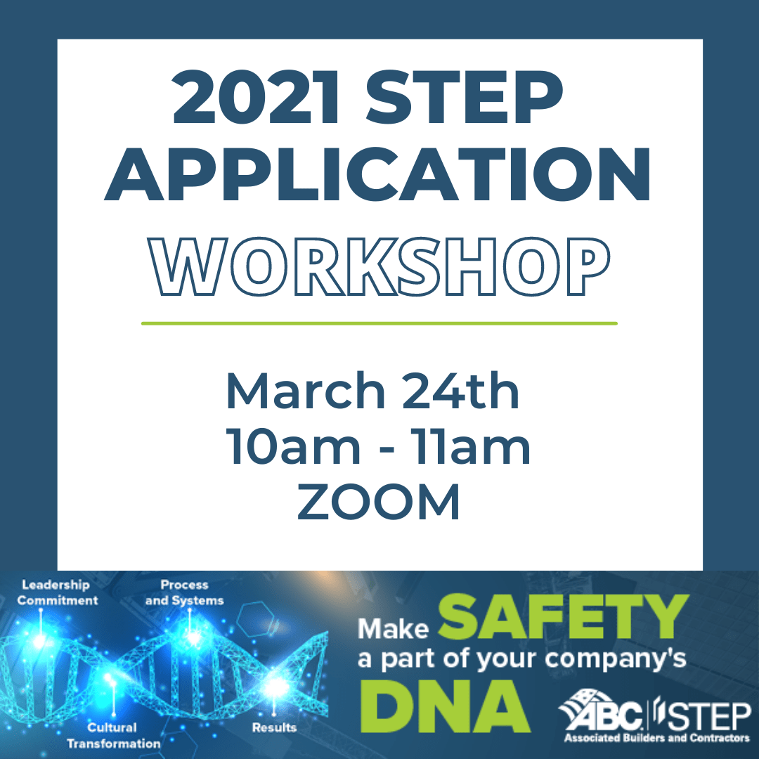 STEP Application Workshop Events - Associated Builders and Contractors ...