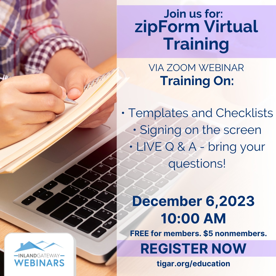 zipForm Virtual: zipForm Mobile - Event Registration