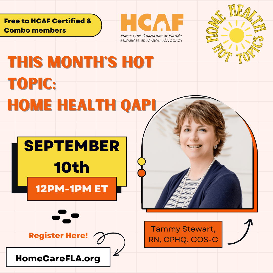 Home Health Hot Topic: Home Health QAPI (Webinar) - Event Registration