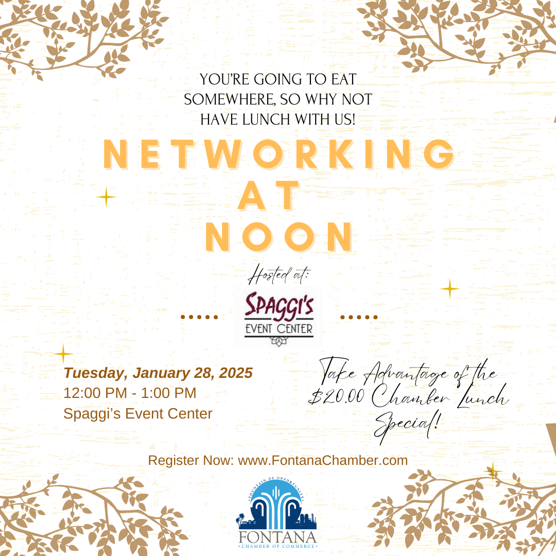 January Networking at Noon - Event Registration